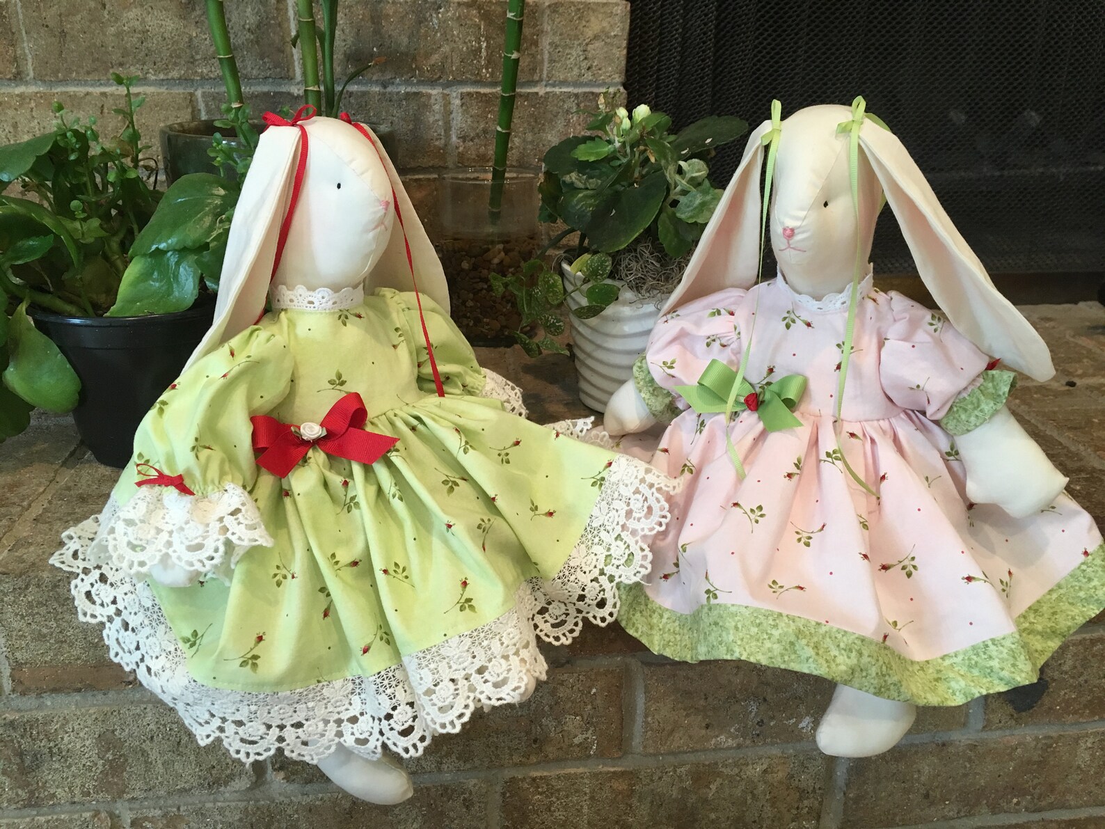 Spring Cloth Bunny Easter Basket Bunny Child Friendly Doll - Etsy