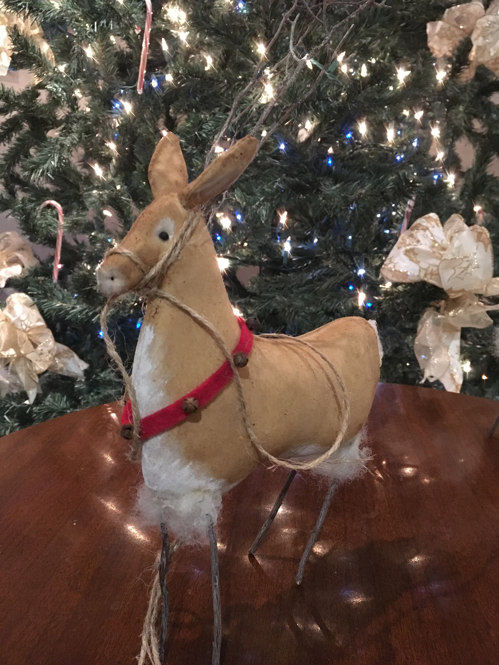 Primitive Reindeer Family - Holiday Reindeer Display - Handmade ...