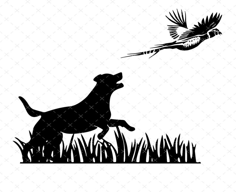 Hunting Decals | Digital File | Pheasant Hunting SVG | Hunting Dog ...
