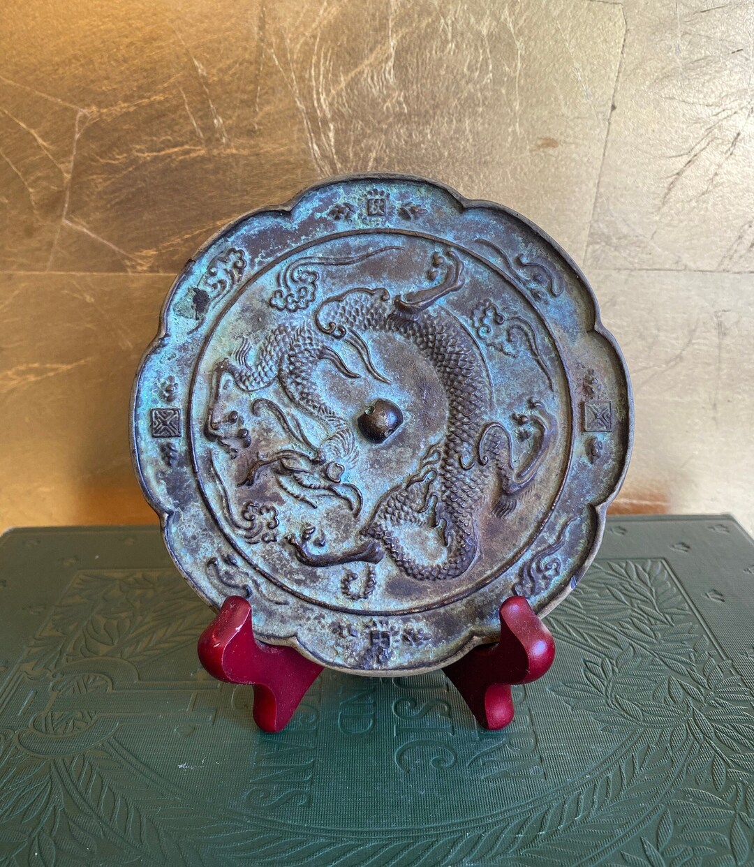 Antique Chinese Dragon Plate - Etsy