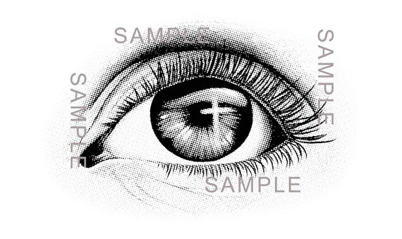 Eye With Cross Reflection Art/ Digital Download | Etsy