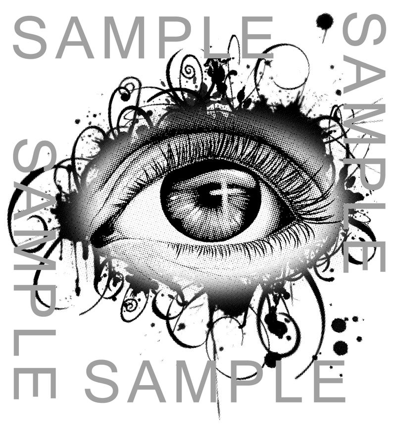 Eye With Cross Reflection Creative/ Digital Download - Etsy