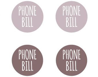 Pay Bills Stickers Daily Stickers Reminder Stickers Planner | Etsy