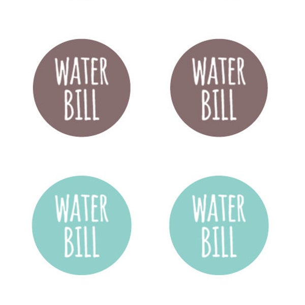 Utility Bill Sticker - Etsy