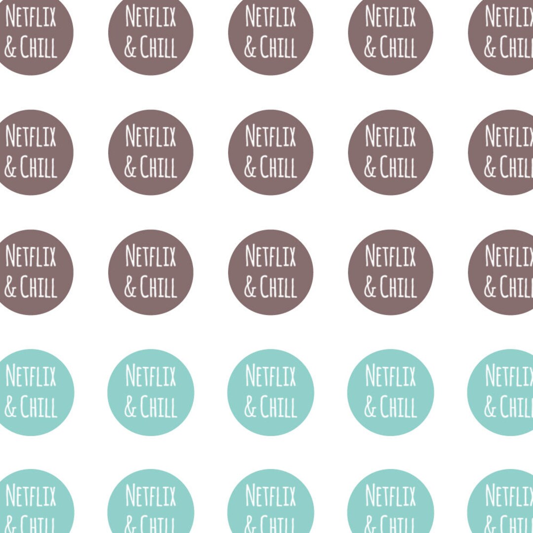 Netflix and Chill, Movie Stickers, Planner Sticker, Netflix, Netflix ...