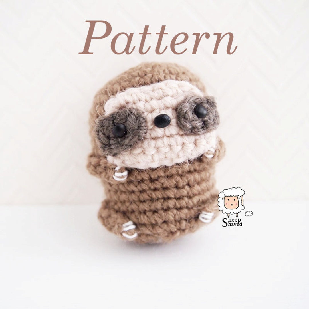 Amigurumi Mini Sloth Pattern (PDF Format) - Etsy