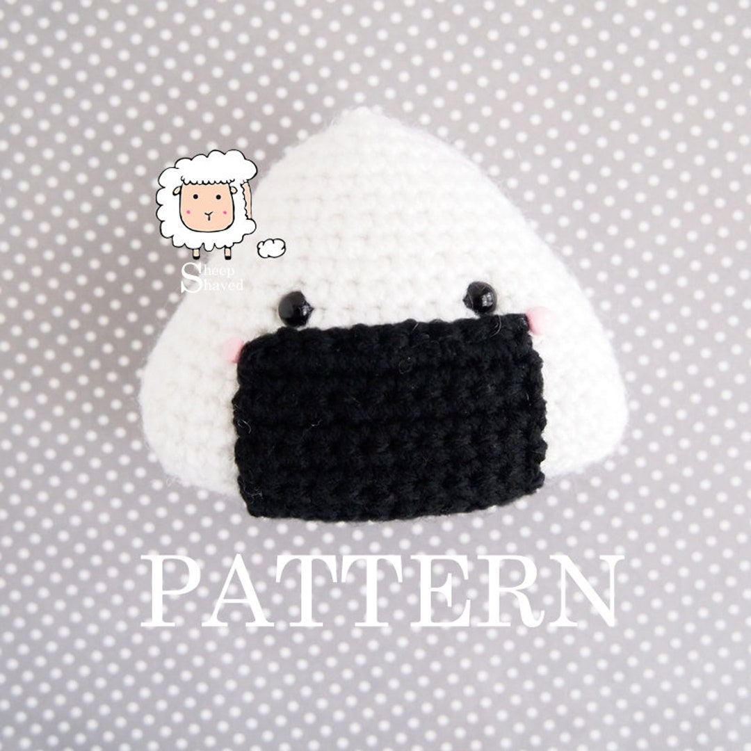Onigiri Amigurumi Crochet Pattern - Etsy