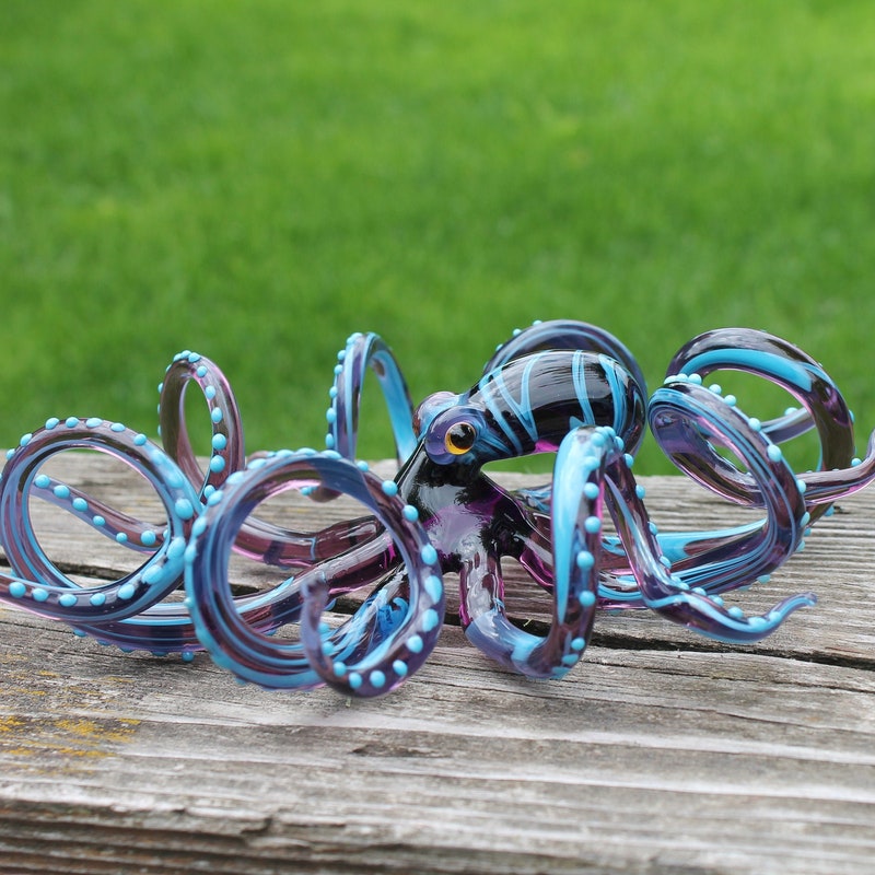 Blown Glass Octopus - Etsy