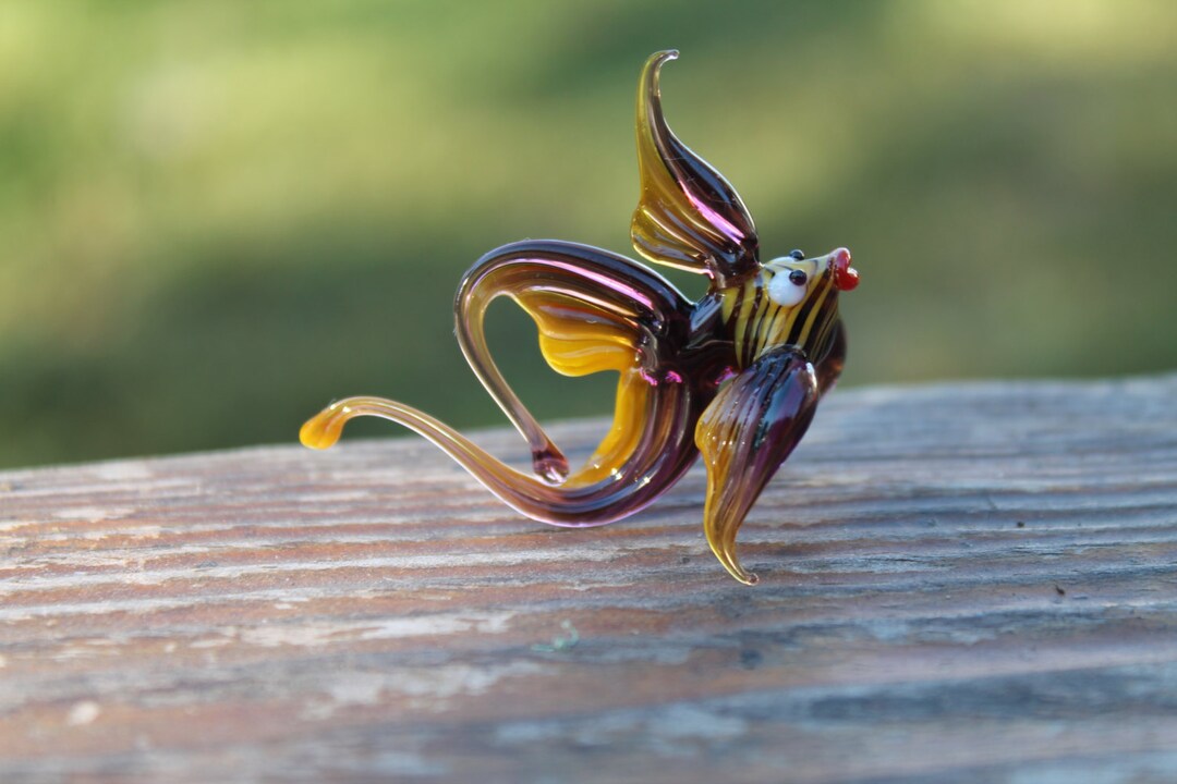 Glass Fish Figurine Fish Sculpture Fish Figure Glass Figurine Glass ...