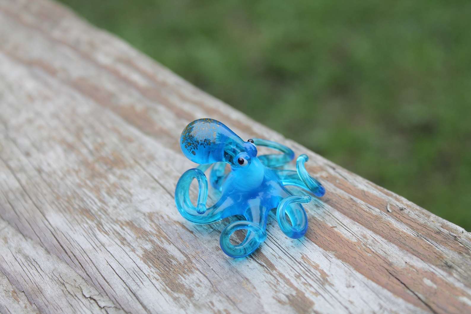 Glass Octopus Sculpture - Etsy