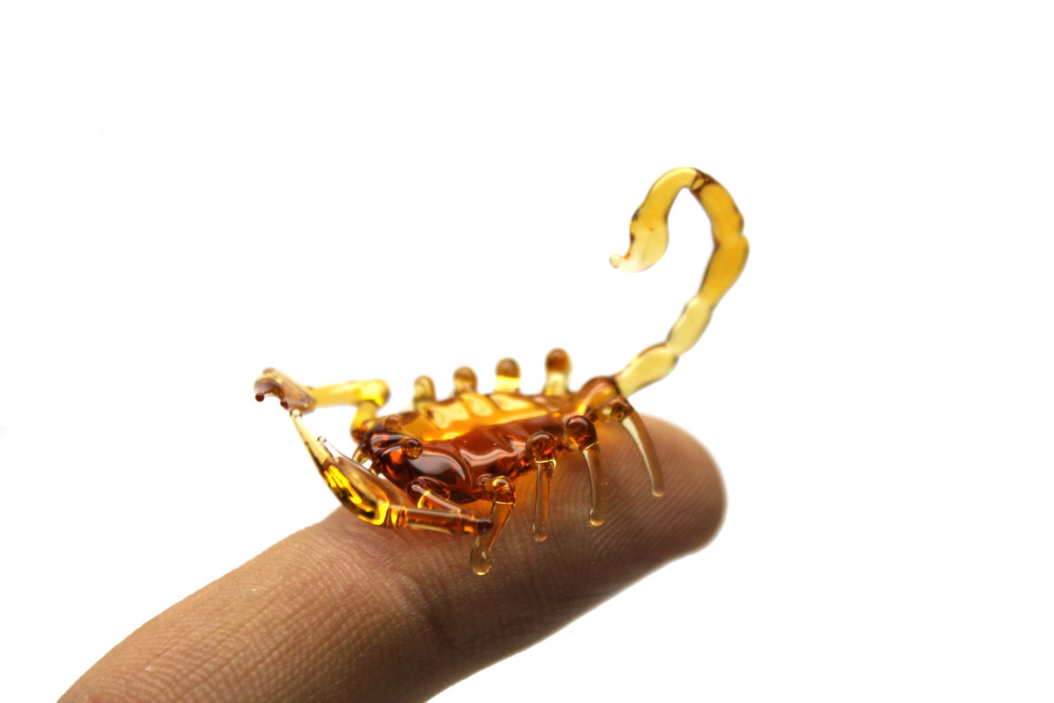 Black Glass Scorpion Figurine Glass Scorpio Scorpion Glass - Etsy