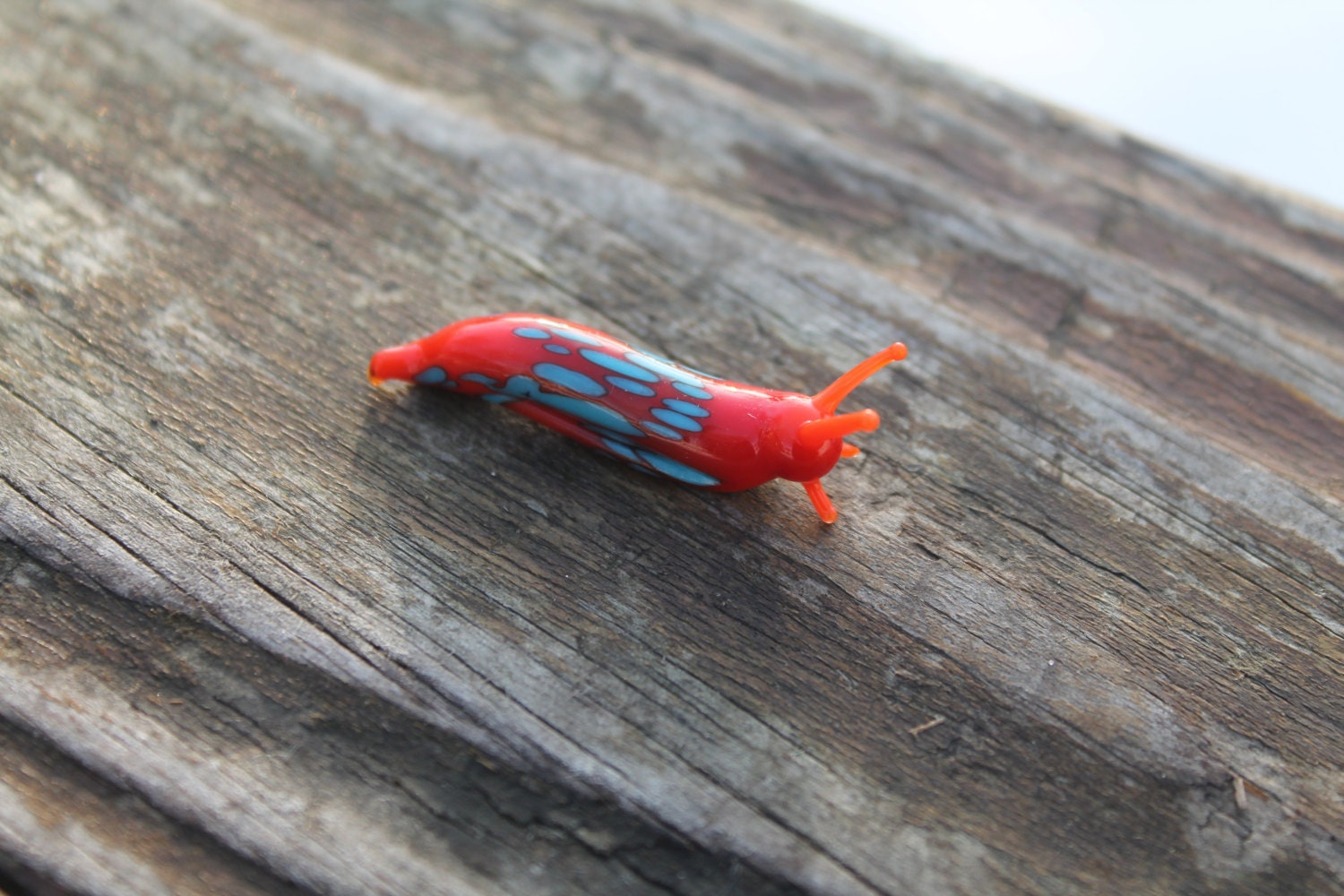 Spotted Slug Glass Sculpture GLASS SLUG Lampwork Glass Animals - Etsy