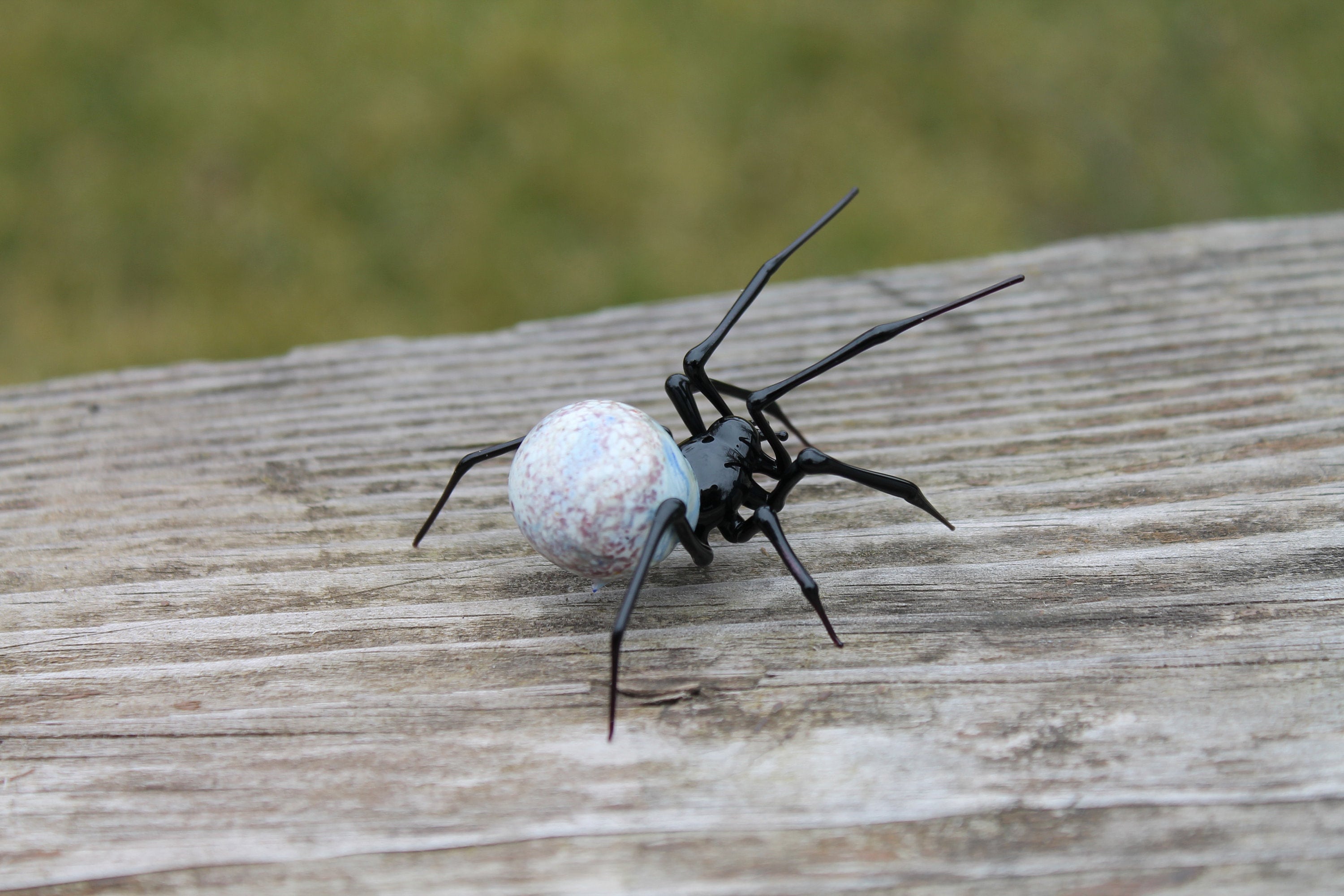 Art Glass Spider Sculpture Blown Glass Figurine Art Insect | Etsy