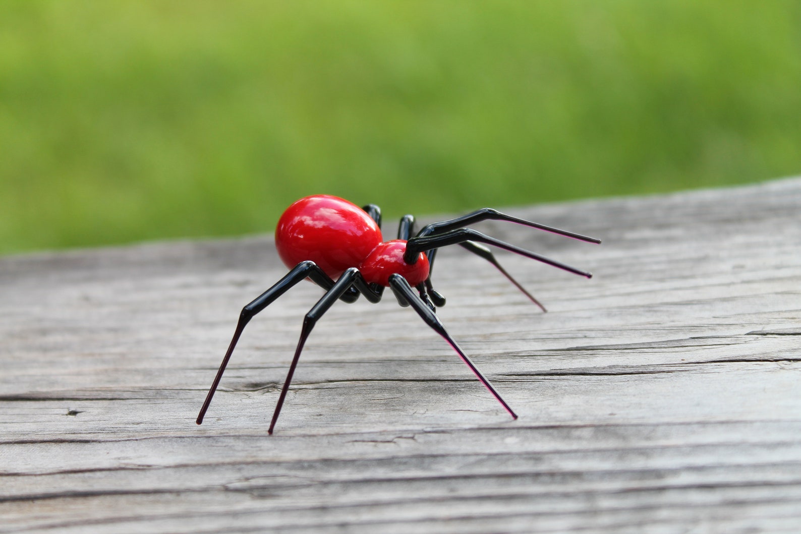 Spider Glass Art Glass Spider Figurine Glass Figurine Insects - Etsy