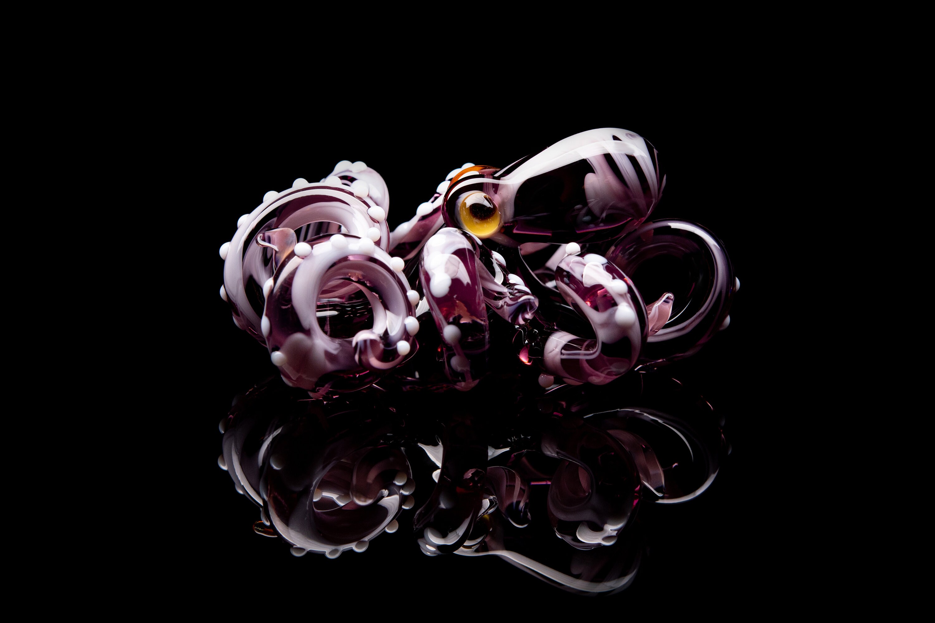 The Purple Kracken Collectible Wearable Boro Glass Octopus - Etsy