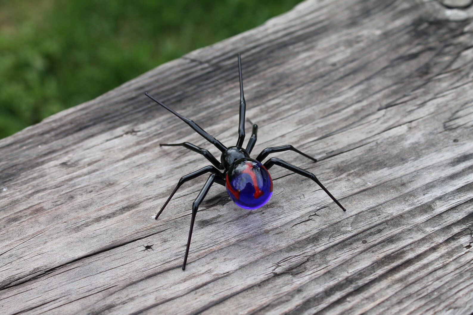 Spider Glass Art Glass Spider Figurine Glass Figurine Insects - Etsy
