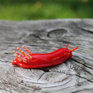 Nudibranch - Sea Slug Glass Sculpture - Slug Figure - Sea Slug ...