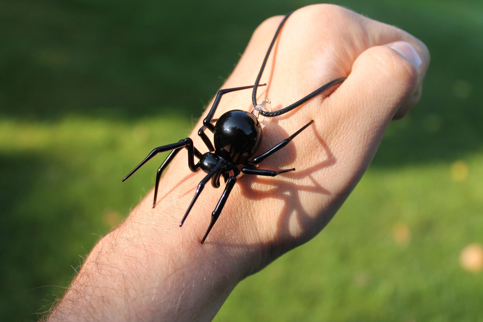 Glass Spider Figurine Spider Ornament Spider Pendant Spider - Etsy