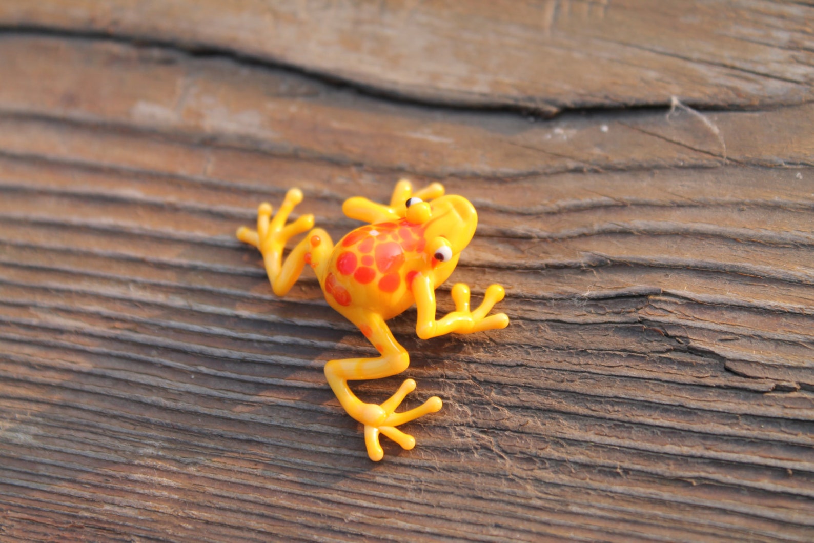 Blown Glass Frog Sculpture Poison Dart Frog Figurine Murano - Etsy