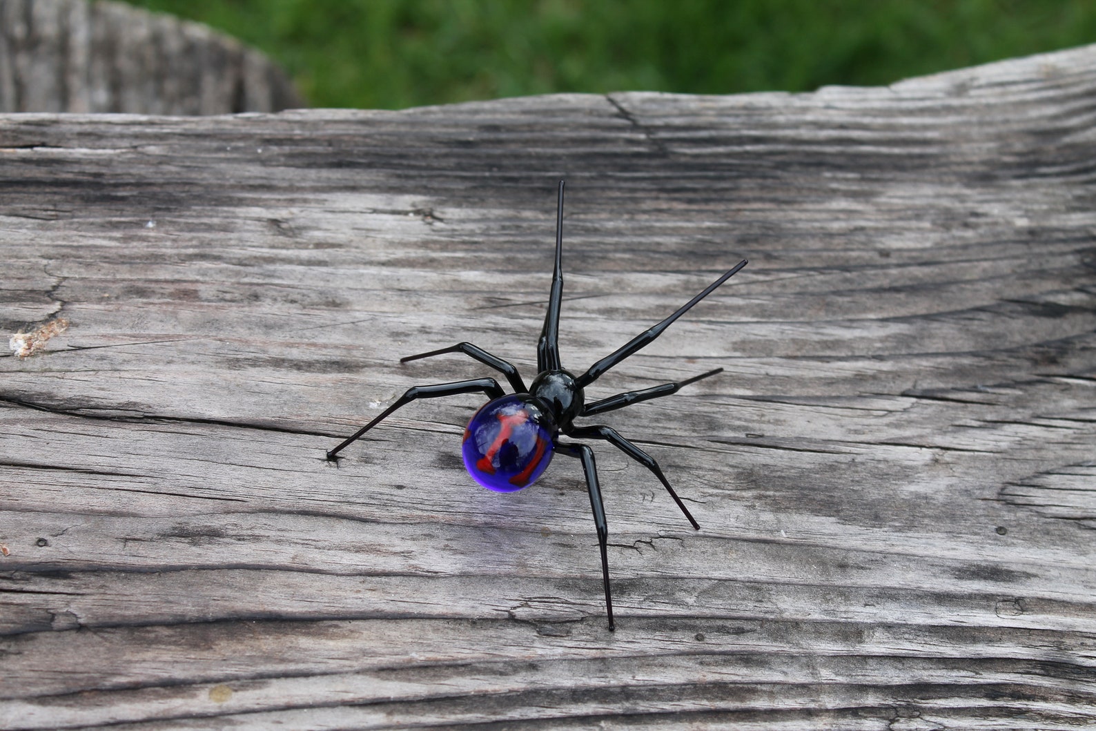 Spider Glass Art Glass Spider Figurine Glass Figurine Insects - Etsy
