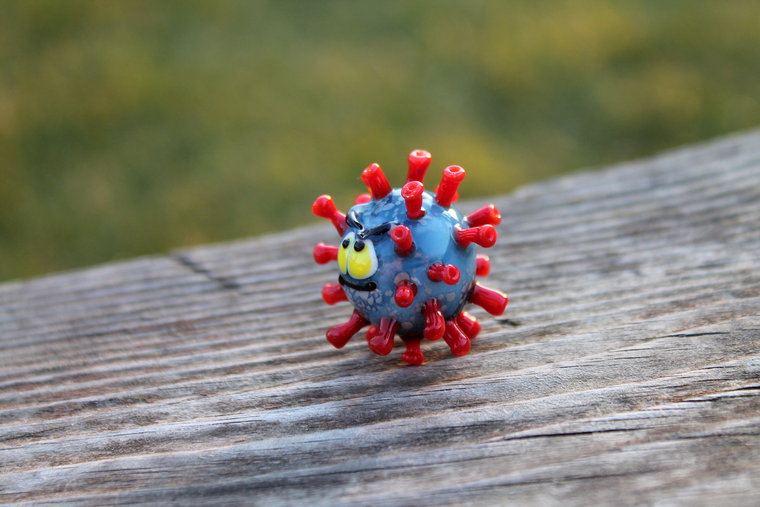 Glass Virus Sculpture Glass Figurine Virus Microbe Virus - Etsy