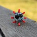 Glass Stuffed Virus Sculpture Glass Figurine Virus Microbe Virus Virus ...