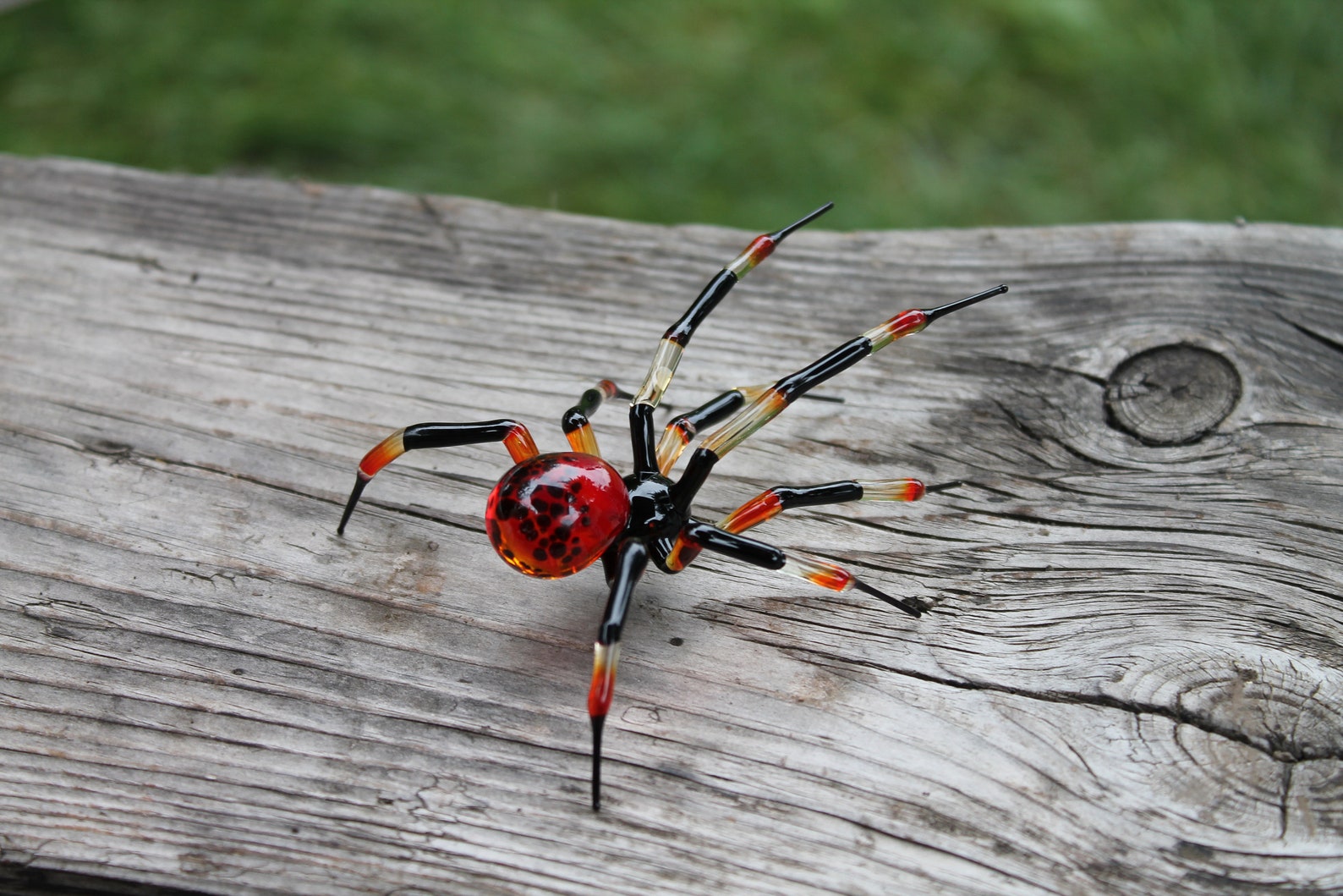 GLASS SPIDER Lampwork Handcrafted Glass Animal Art Glass - Etsy