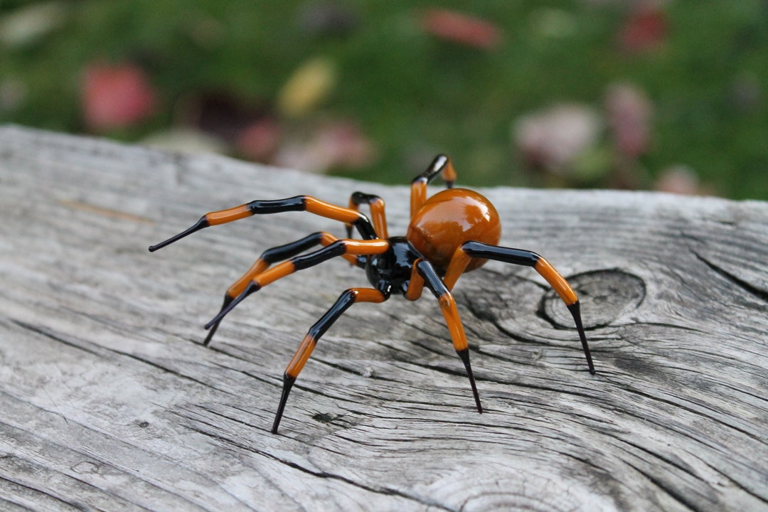 Glass Spider Miniature Handcrafted Glass Animal Art Glass Spider ...