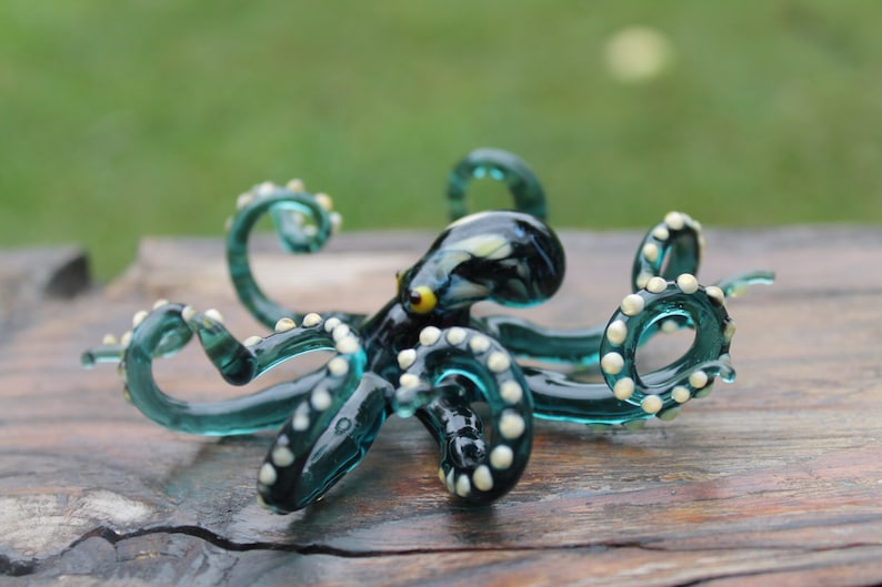 Blown Glass Octopus Glass Octopus Glass Octopus Ocean | Etsy