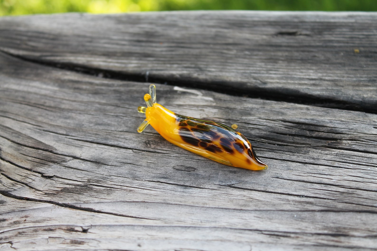 Spotted Slug Glass Sculpture GLASS SLUG Lampwork Glass Animals - Etsy
