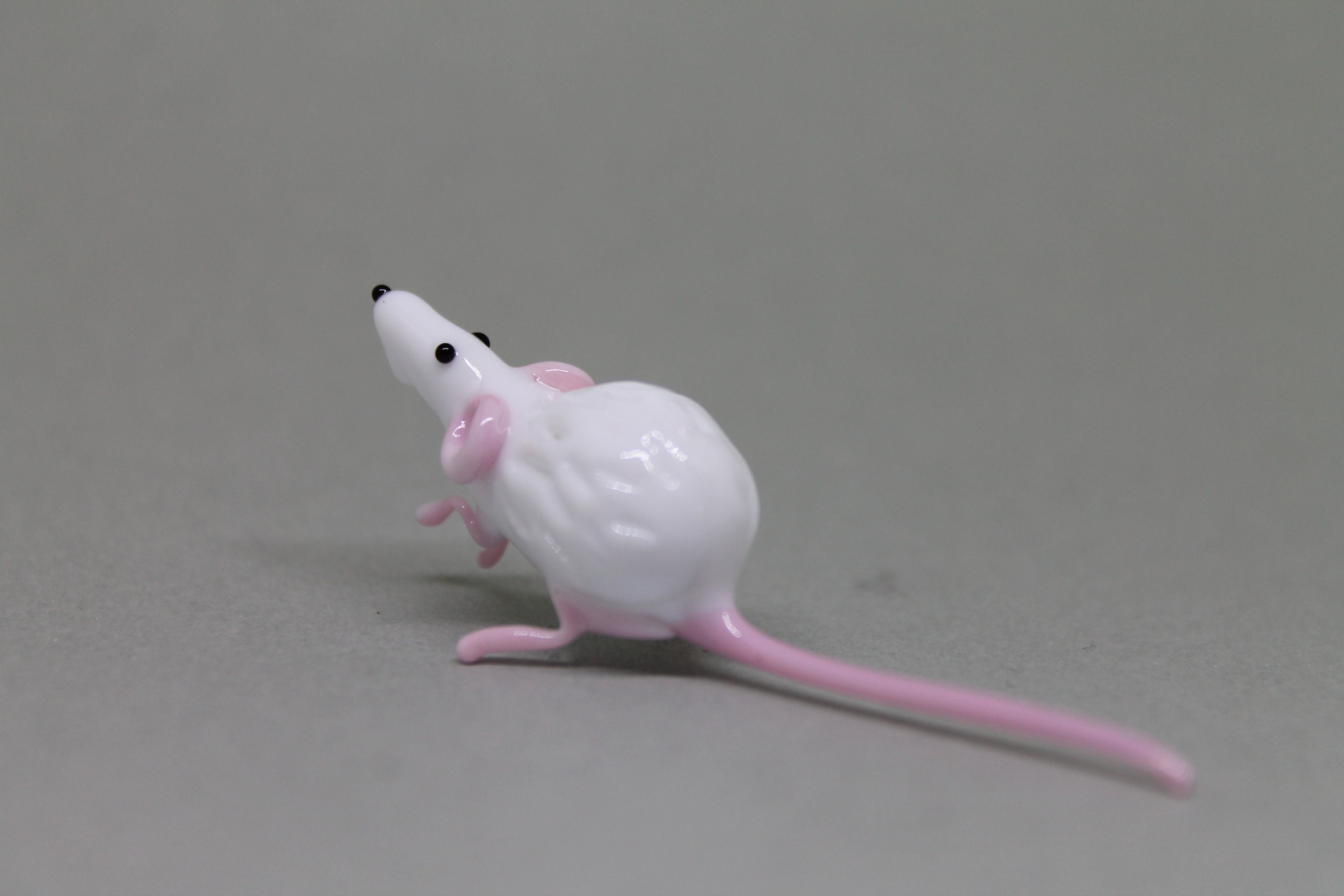 Rat Glass Miniature Animals Glass Art Glass Glass Blown | Etsy