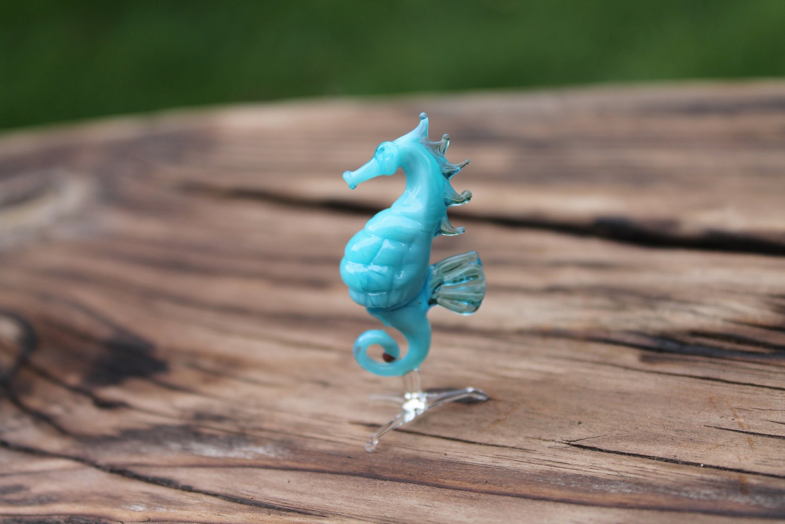 Glass Sea Horse, Sea Horse Ornament, Murano Sea Horse, Blown Glass ...