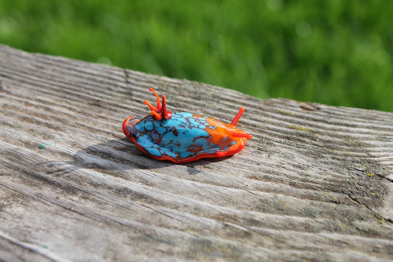 Nudibranch Sea Slug Glass Sculpture Slug Figure Sea Slug | Etsy