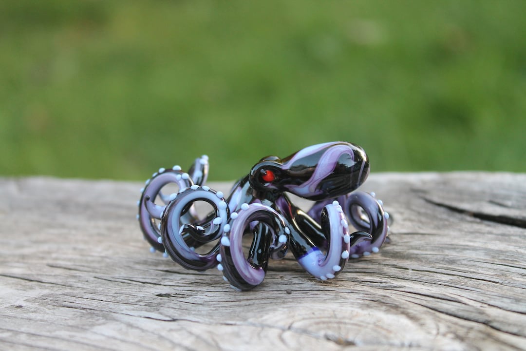 Art Glass Octopus, Glass Octopus, Octopus Art ,octopus Decor, Octopus ...