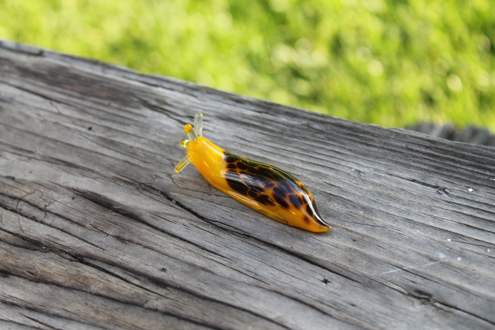 Spotted Slug Glass Sculpture GLASS SLUG Lampwork Glass Animals - Etsy