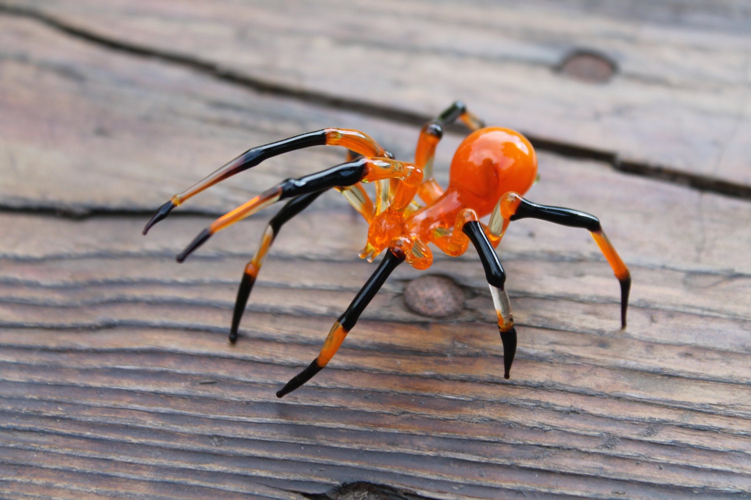Glass Spider Spider Blown Glass Art Glass Glass Figurines - Etsy