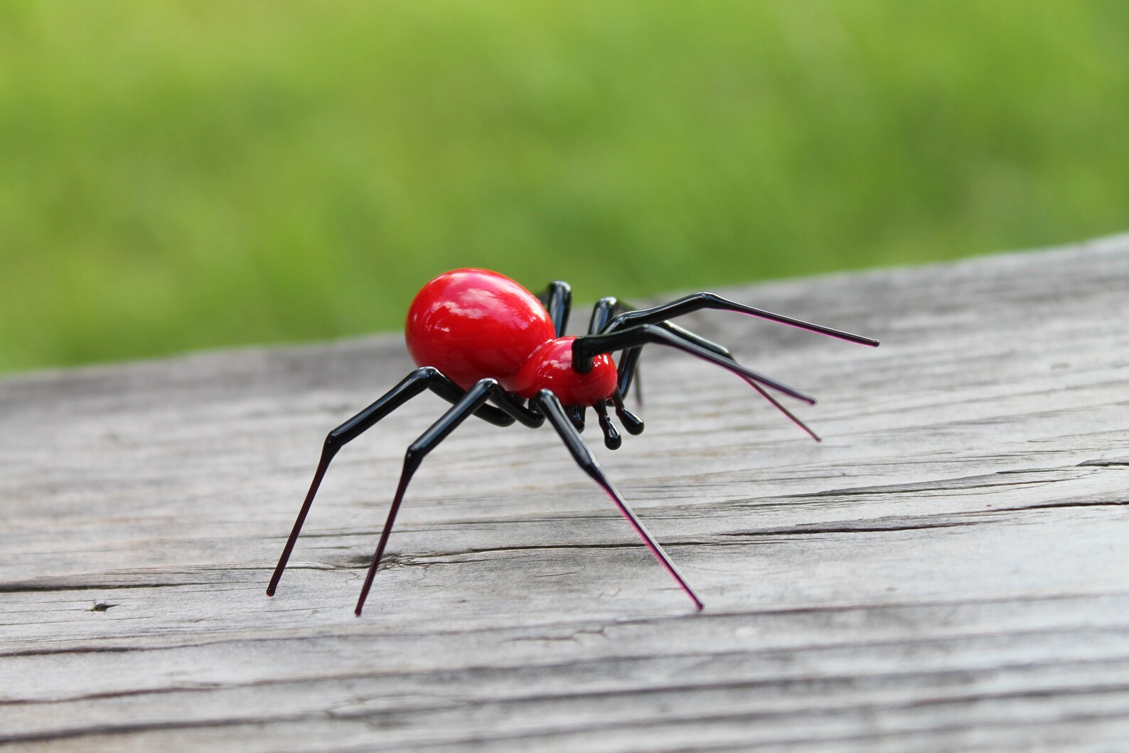 Spider Glass Art Glass Spider Figurine Glass Figurine Insects - Etsy