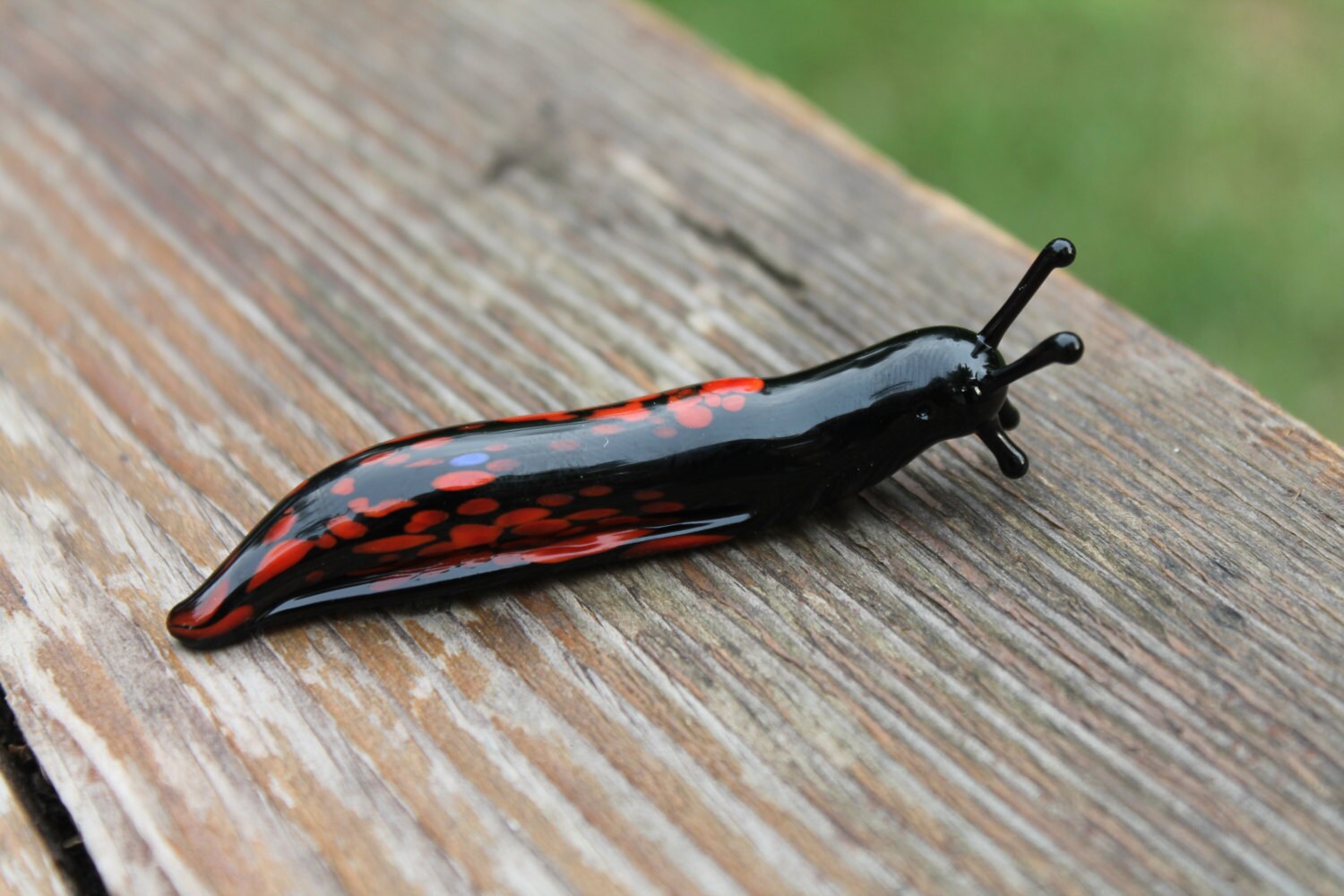 Spotted Slug Glass Sculpture GLASS SLUG Lampwork Glass Animals - Etsy