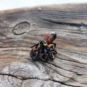 Small Octopus Glass Figurine Octopus - Etsy
