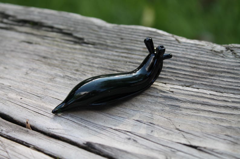 Collectible Uranium Vaseline Glass Slug Glass Sculpture - Glass UV SLUG ...