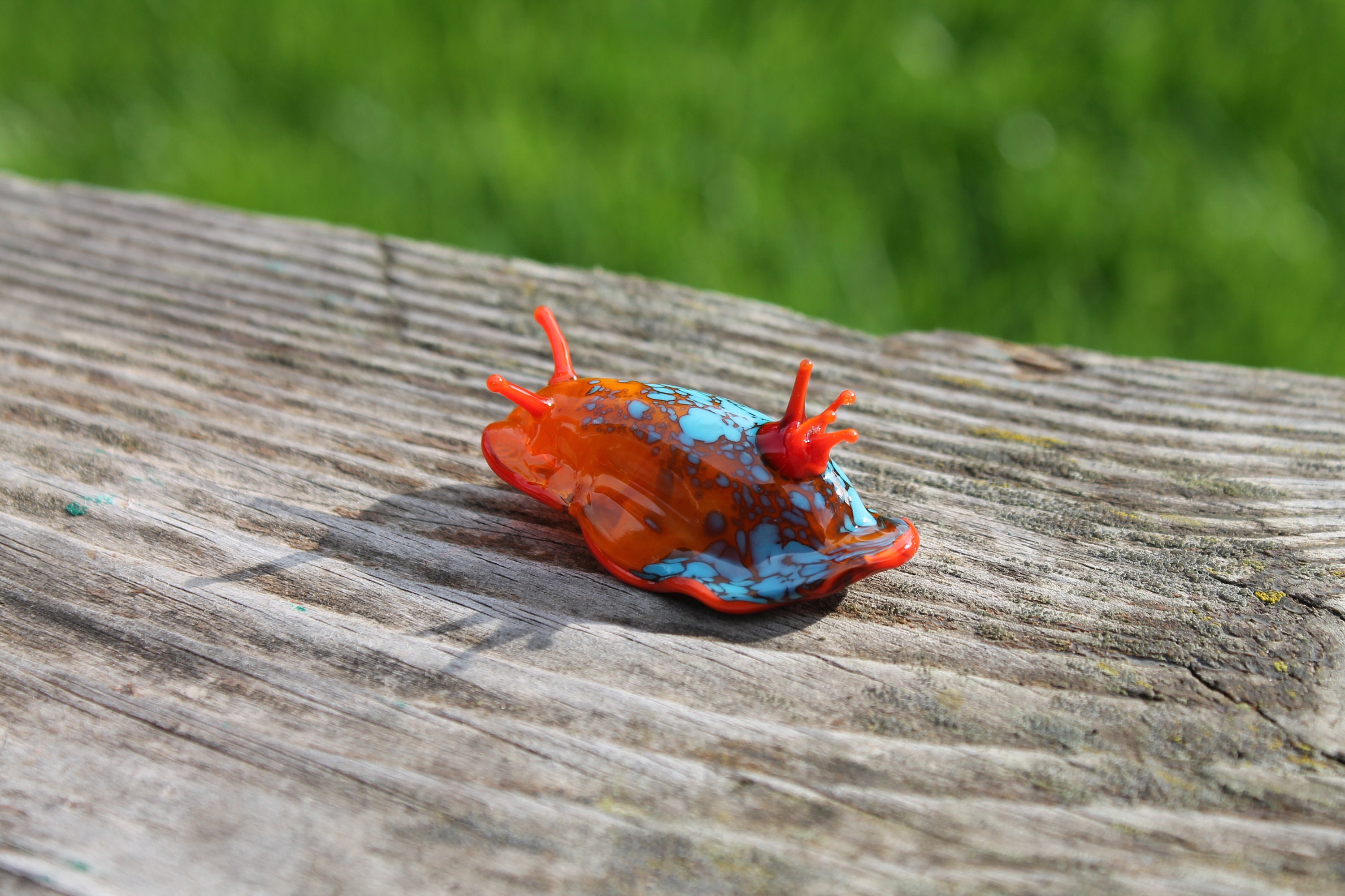 Nudibranch - Sea Slug Glass Sculpture - Slug Figure - Sea Slug - Bunny ...