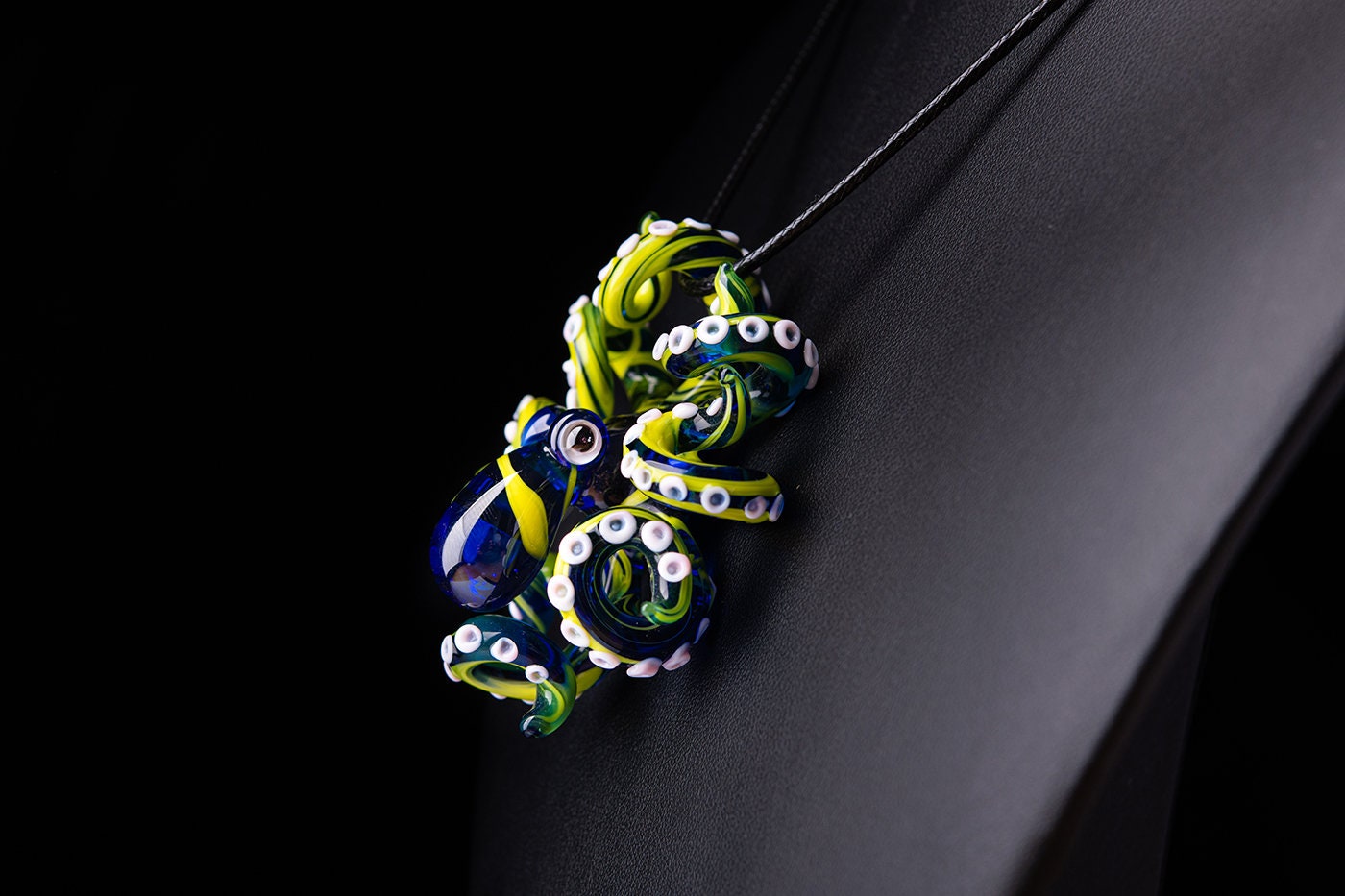 Octopus Pendant Octopus Necklace Glass Pendy Blown Glass Jewellery - Etsy