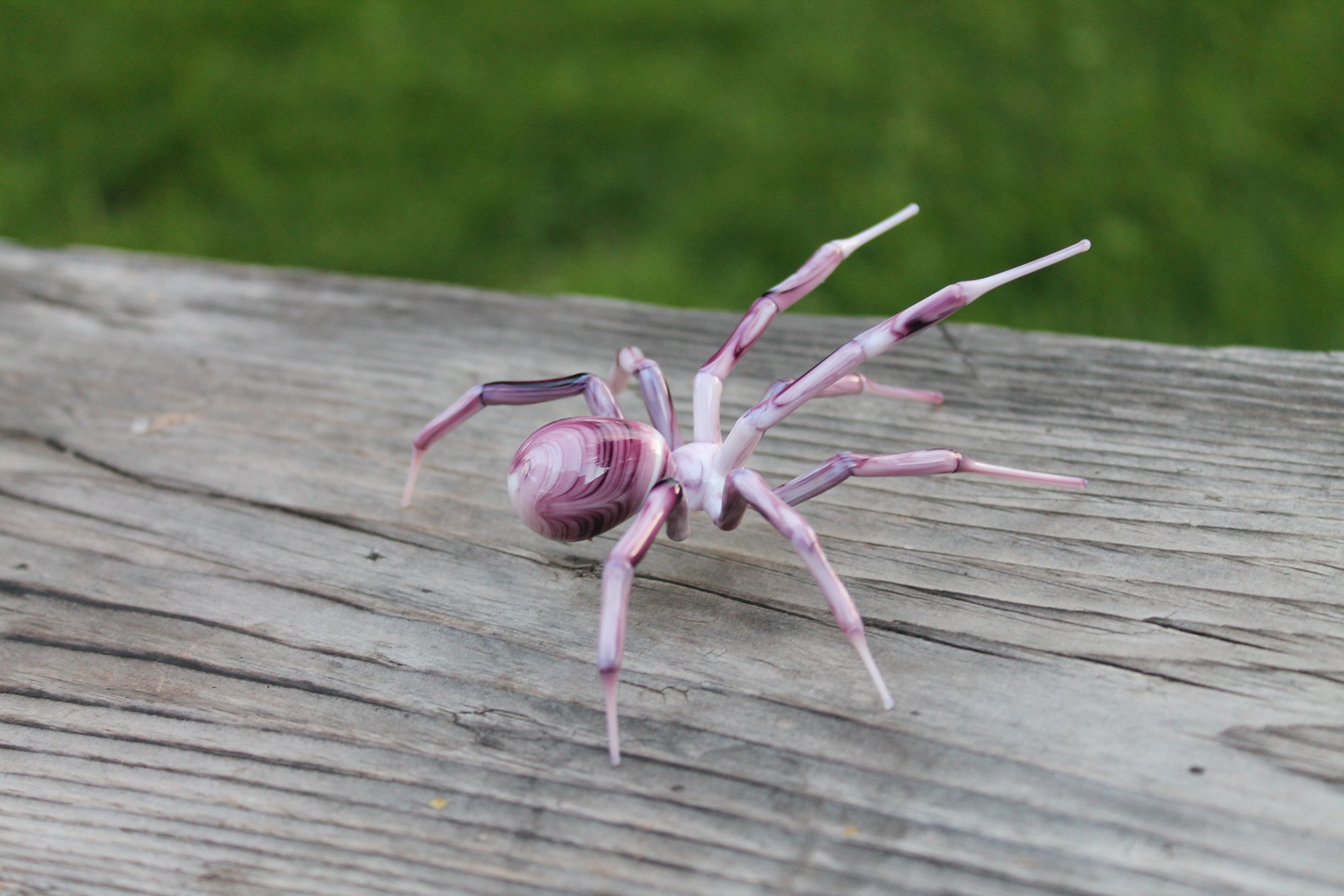 GLASS SPIDER Lampwork Handcrafted Glass Animal Art Glass - Etsy