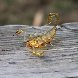 Bronze Scorpion Glass Miniature, Animals Glass, Art Glass, Blown Glass ...