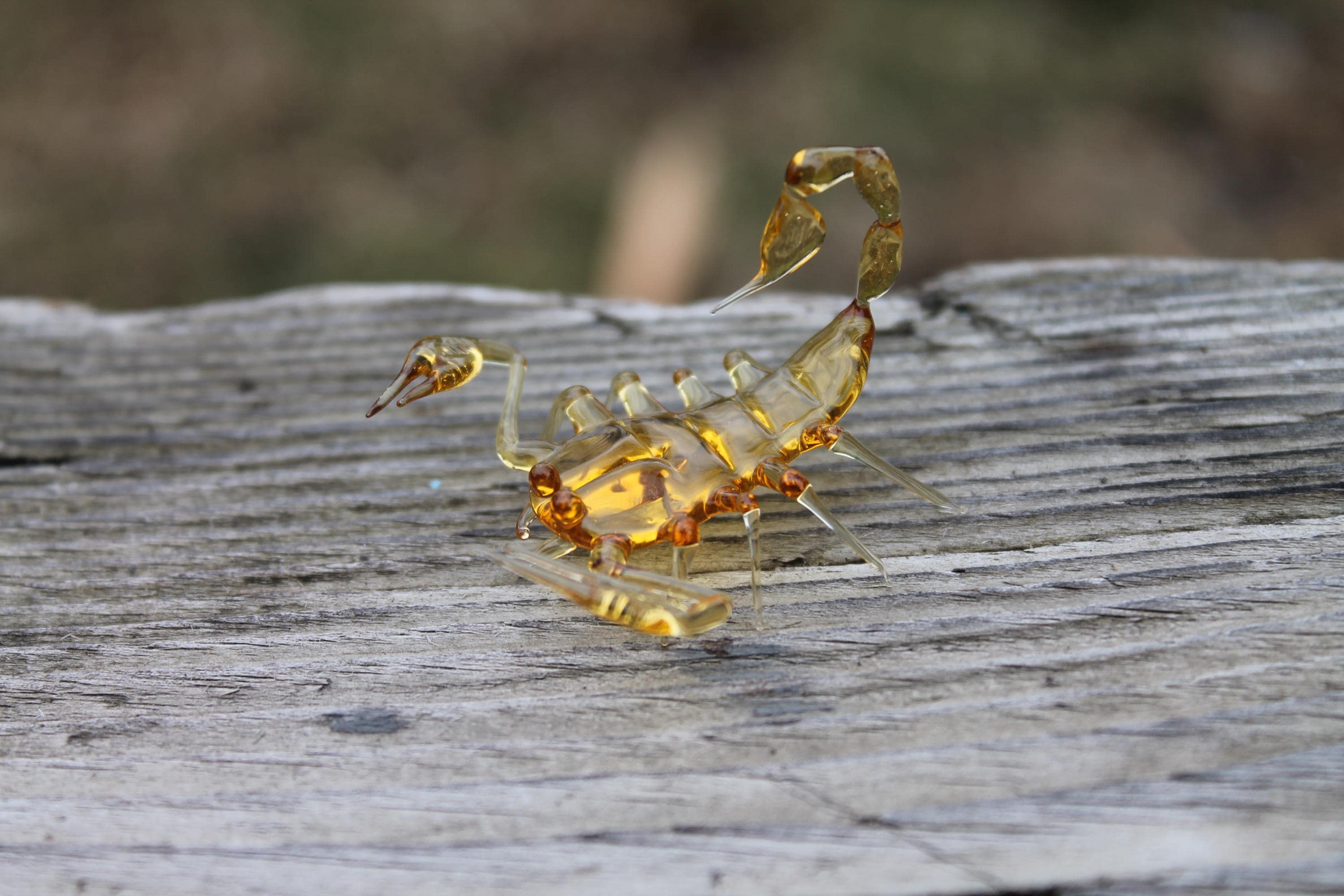 Bronze Scorpion Glass Miniature, Animals Glass, Art Glass, Blown Glass ...