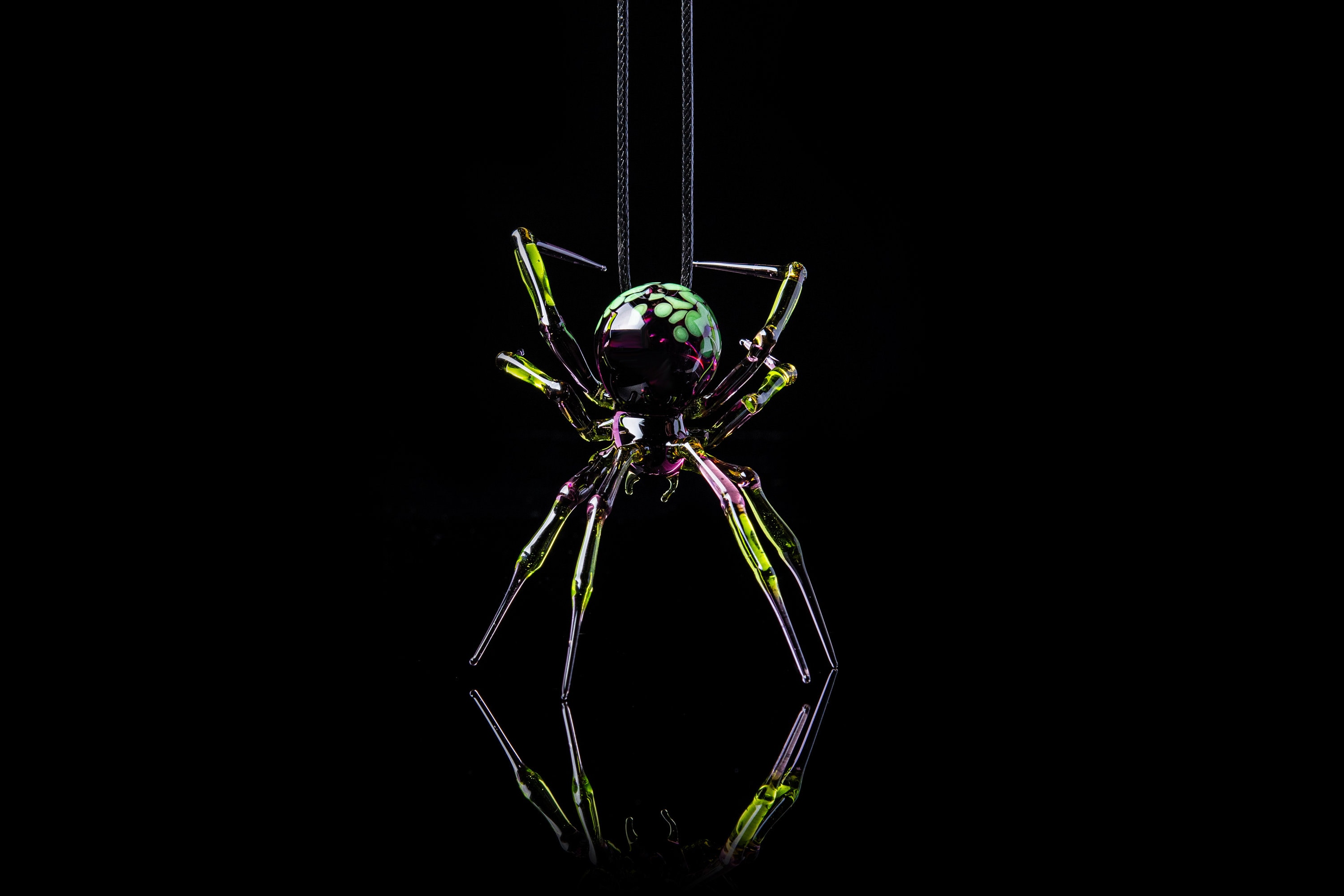 Pendant Spider Animals Glass Hanging Blown Glass Spider - Etsy