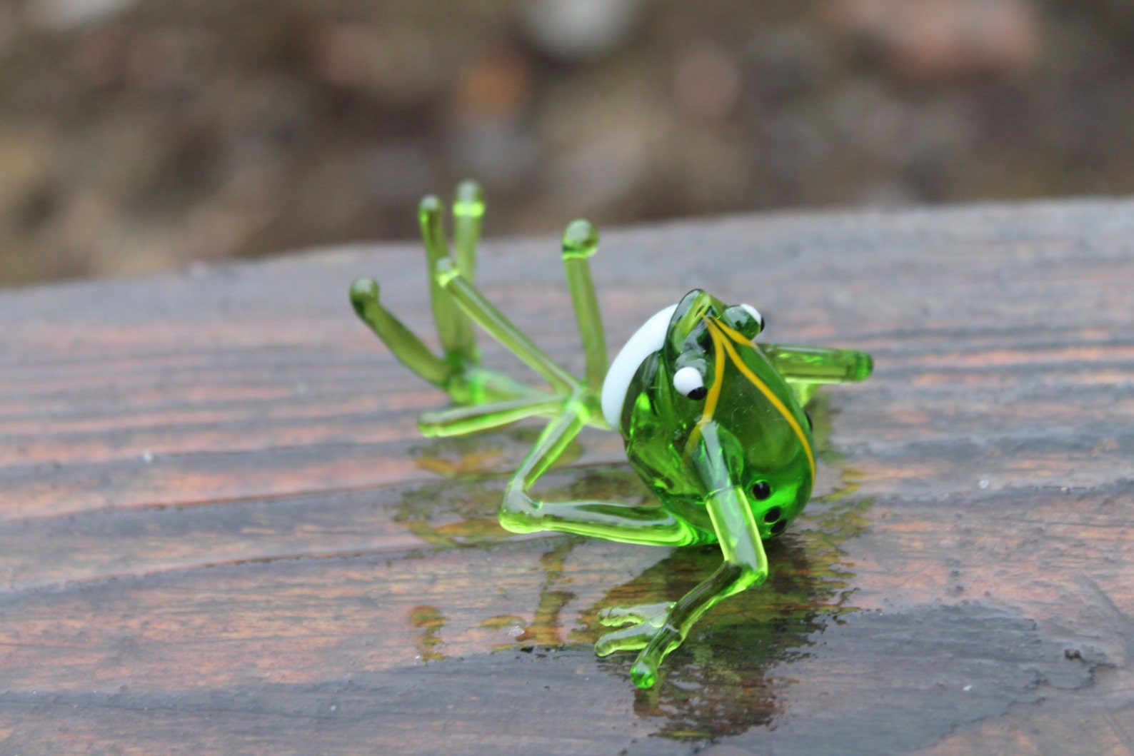 Frog Glass Miniature Animals Glass Art Glass Blown Glass - Etsy