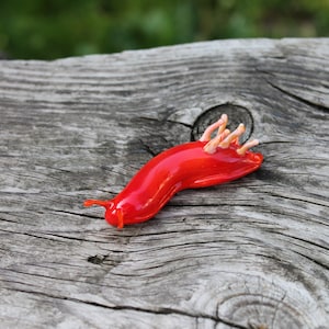 Nudibranch - Sea Slug Glass Sculpture - Slug Figure - Sea Slug ...