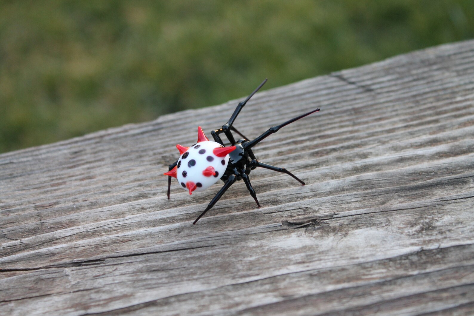 Glass Spider - Horned Spider - Spiny Orb-weaver - Glass Spider Figurine ...