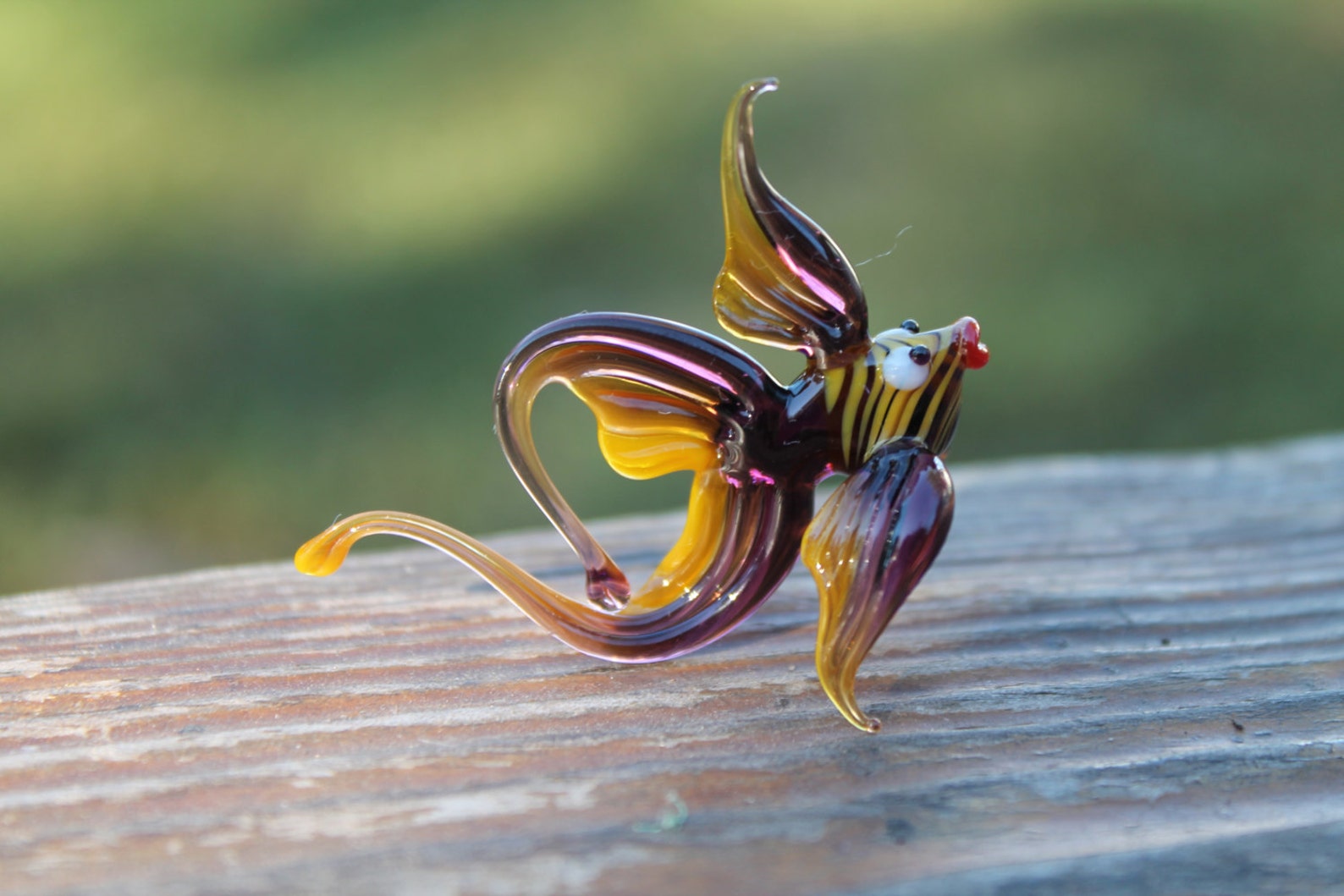Glass Fish Figurine Fish Sculpture Fish Figure Glass Figurine Glass ...